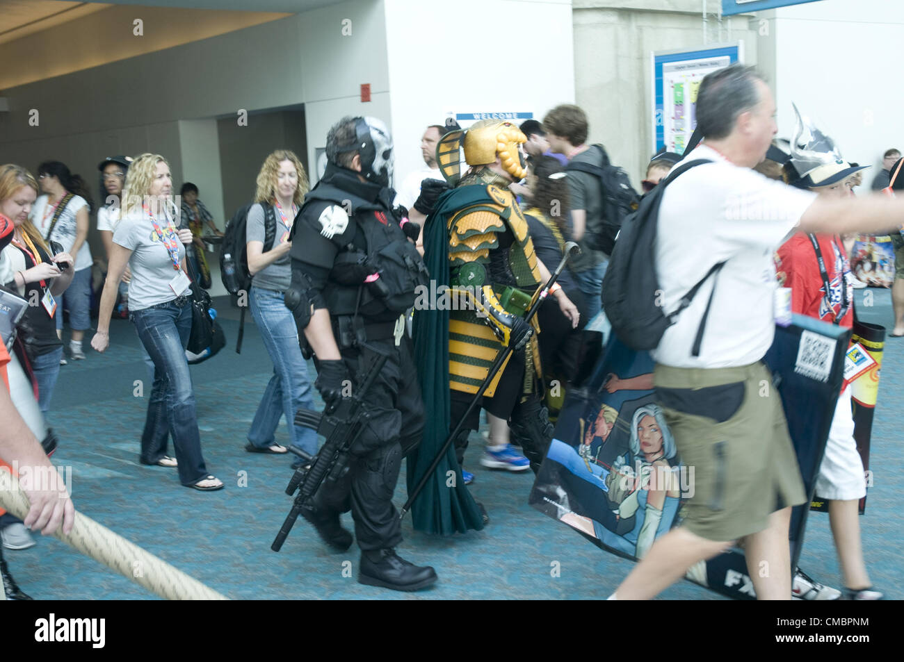 July 12, 2012 - San Diego, California, U.S. - Visitors attend the 43rd ...
