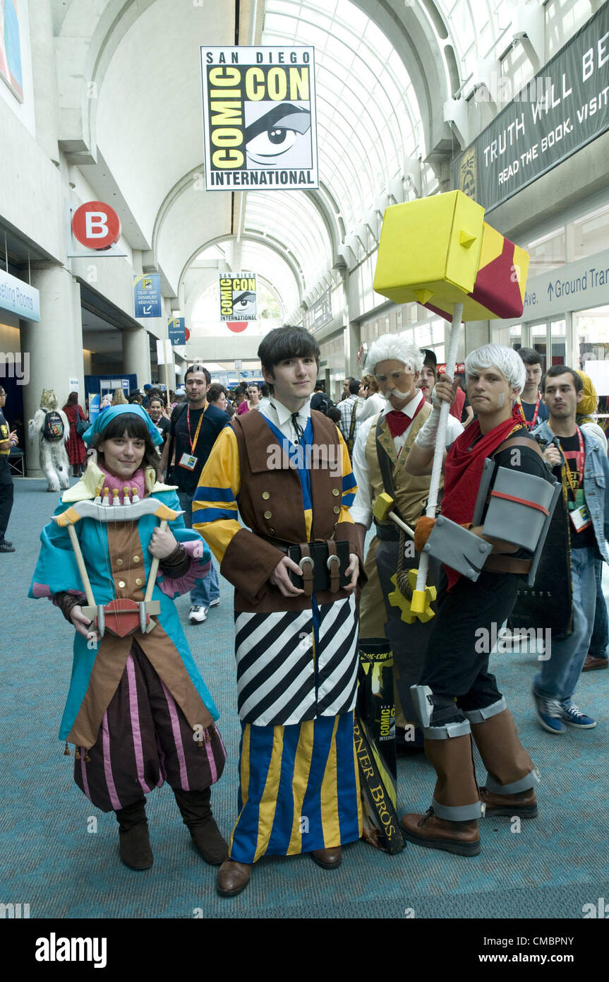 July 12, 2012 - San Diego, California, U.S. - Visitors attend the 43rd ...