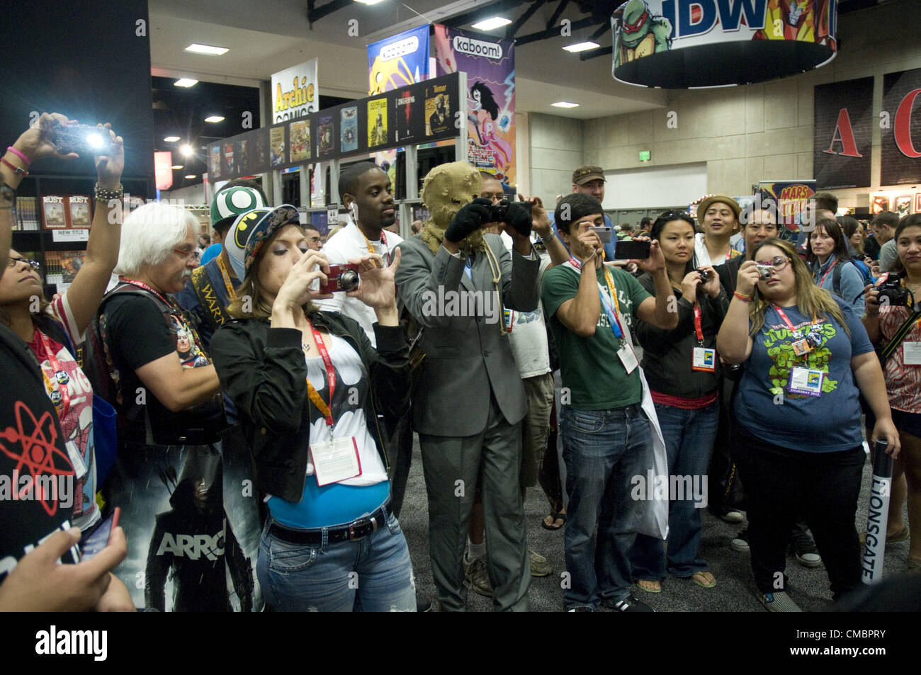 July 12, 2012 - San Diego, California, U.S. - Visitors take pictures of ...