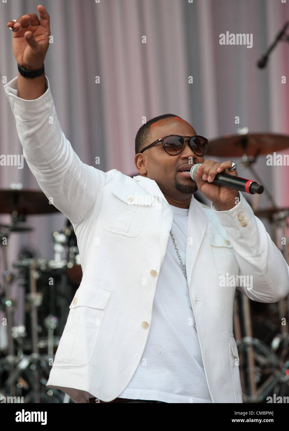 July 12, 2012 - Philadelphia, PA, U.S - R&B singer, AVANT, performing ...