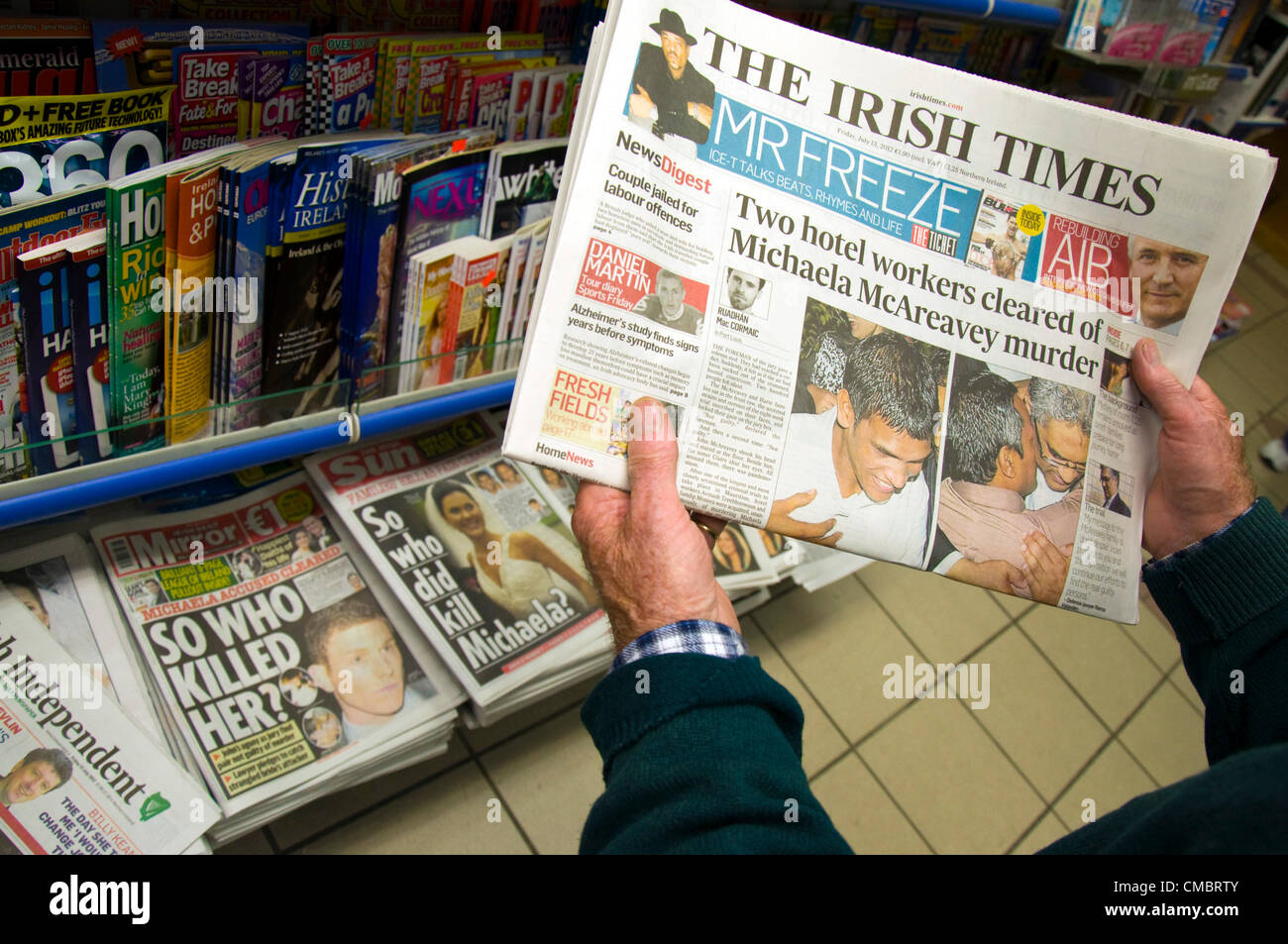Irish independent newspaper hi-res stock photography and images - Alamy