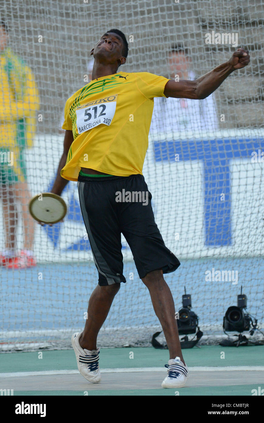 BARCELONA, Spain: Thursday 12 July 2012, Fedrick Dacres (512) of ...
