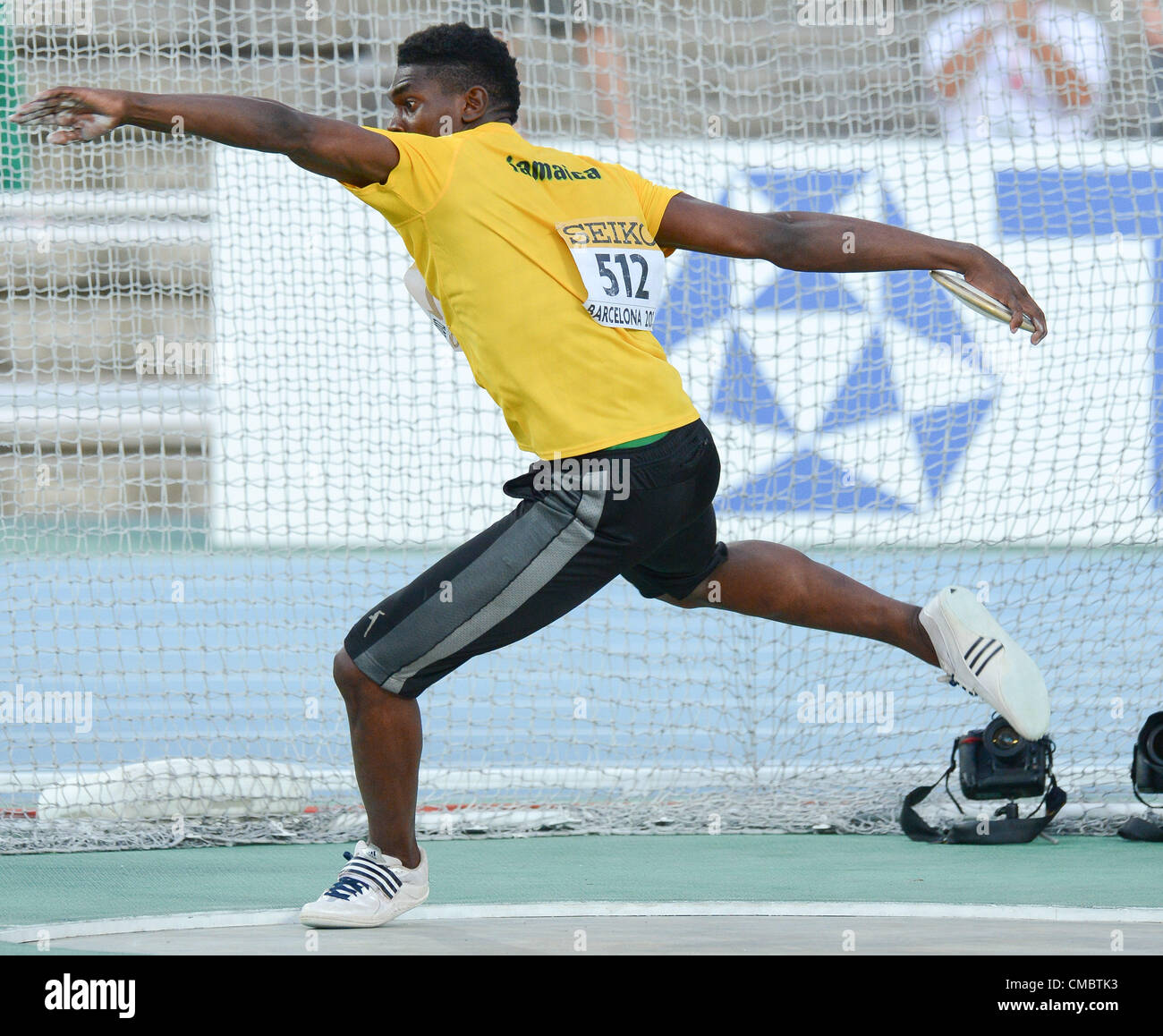 BARCELONA, Spain: Thursday 12 July 2012, Fedrick Dacres (512) of ...