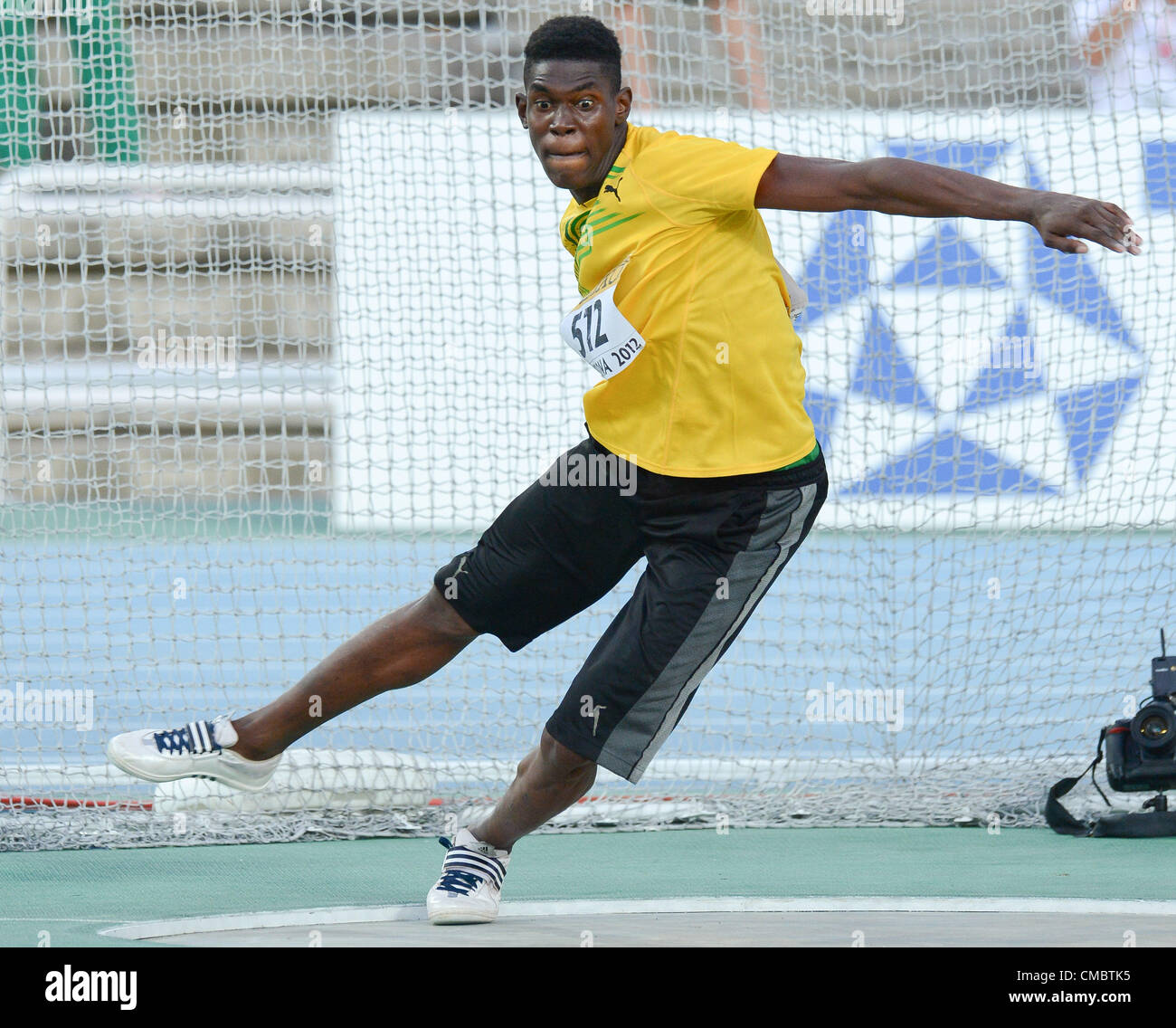 BARCELONA, Spain: Thursday 12 July 2012, Fedrick Dacres (512) of ...