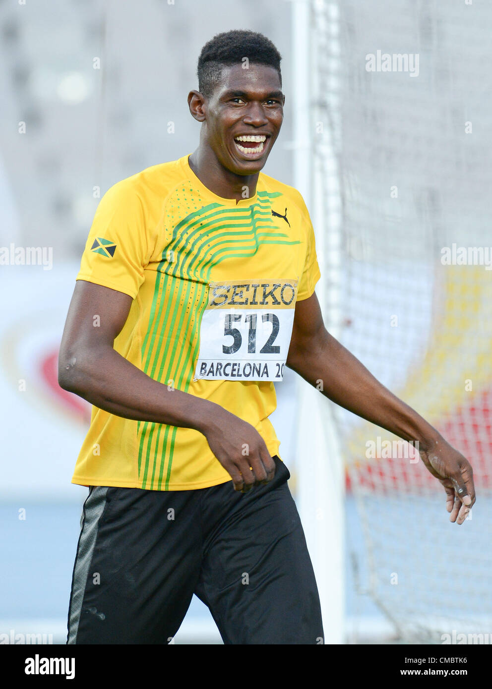BARCELONA, Spain: Thursday 12 July 2012, Fedrick Dacres (512) of ...