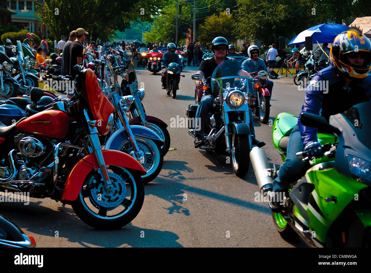 13. 07. 2012 Port Dover Ontario Canada, Friday the 13th motorcycle ...