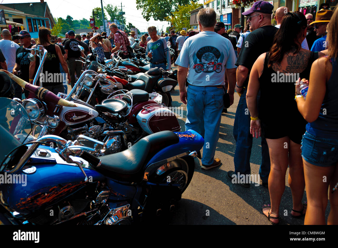 13. 07. 2012 Port Dover Ontario Canada, Friday the 13th motorcycle ...