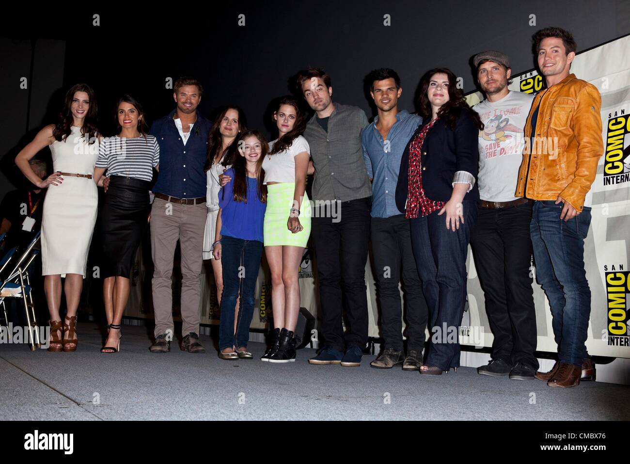 Kristen stewart 2012 comic con twilight saga hi-res stock photography ...