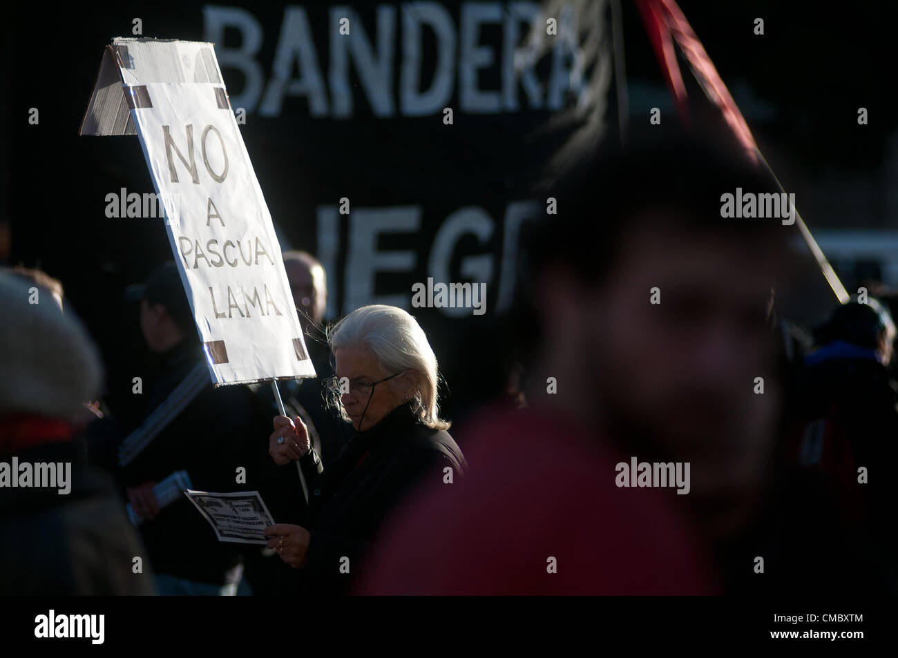 No mining protest sign hi-res stock photography and images - Alamy
