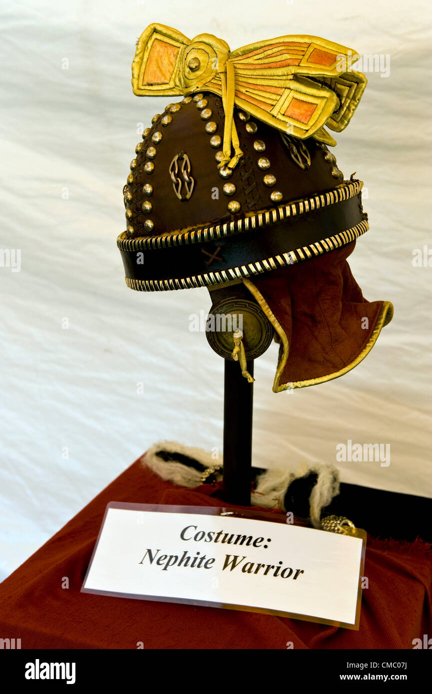 July 13, 2012 - Palmyra NY, USA - A costume helmet on display at the ...