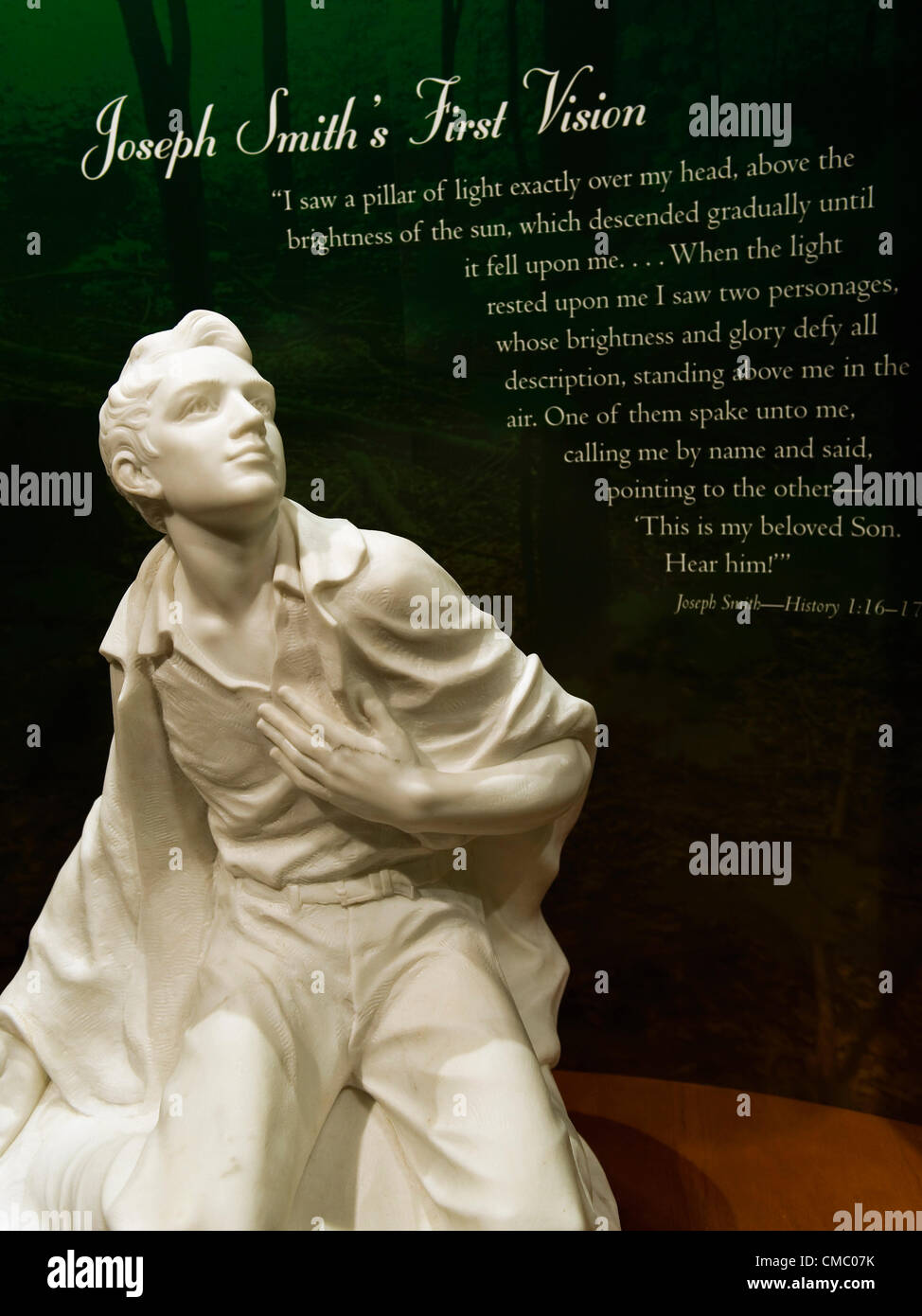 Joseph smith angel moroni hi-res stock photography and images - Alamy