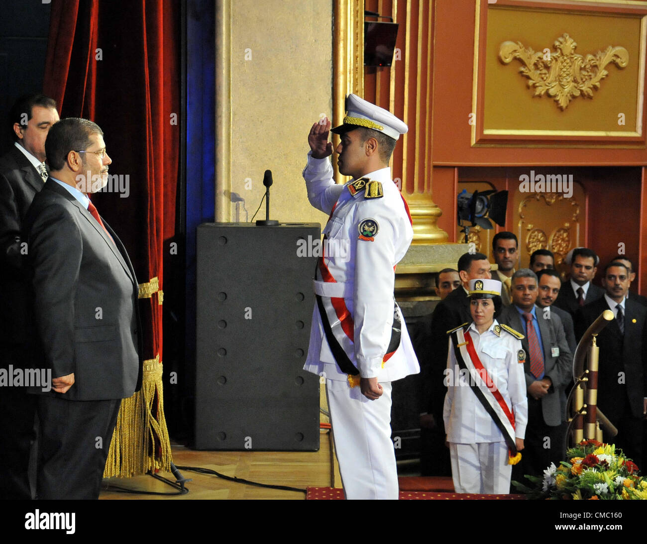 Egyptian police graduation ceremony hi-res stock photography and images ...