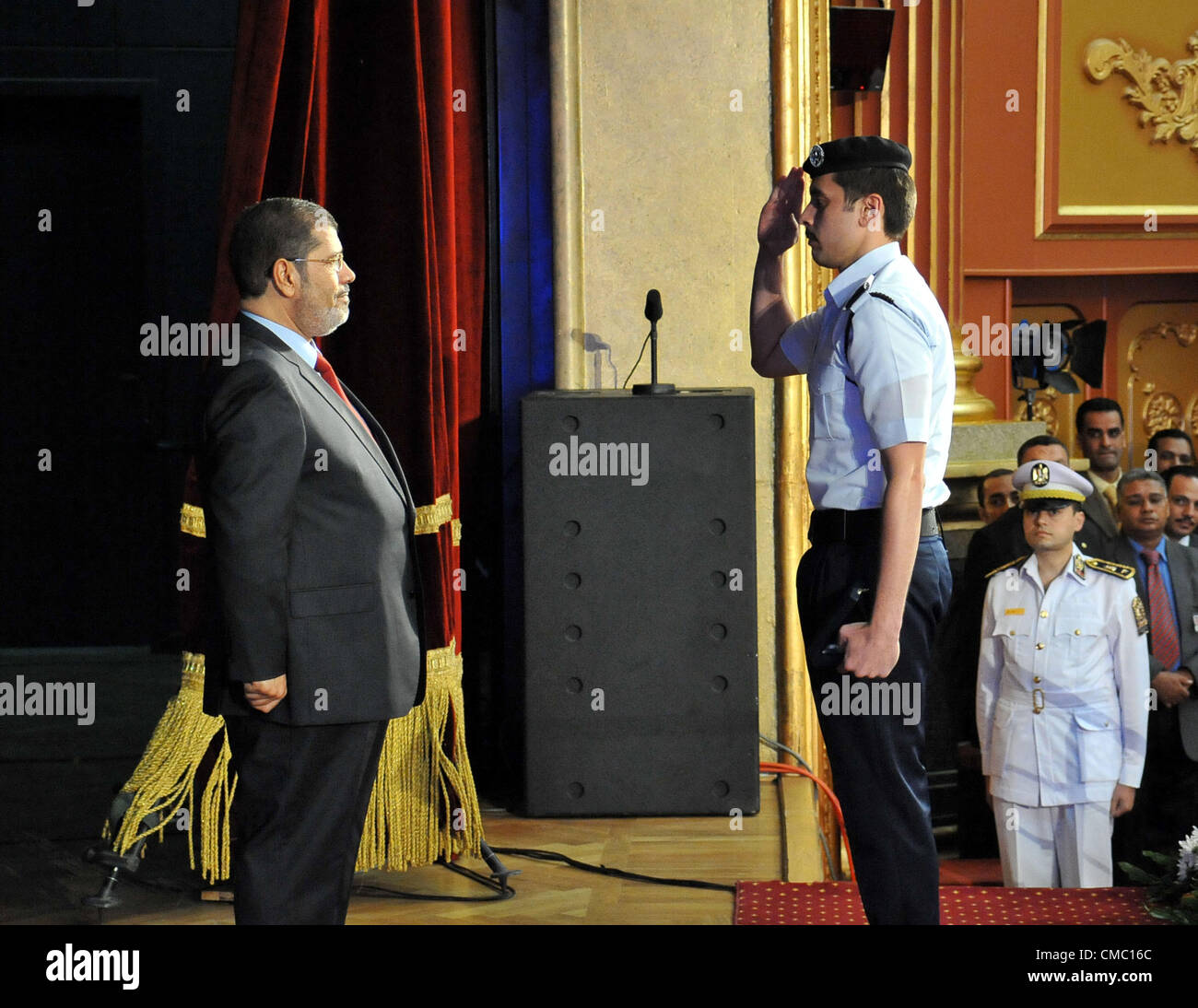 Egyptian police graduation ceremony hi-res stock photography and images ...
