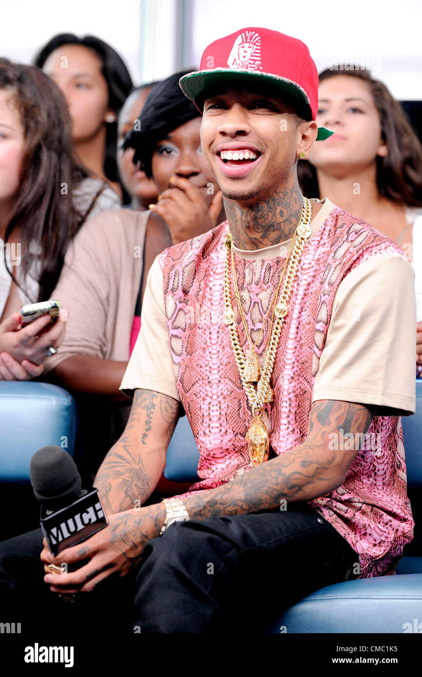 July 13, 2012 - Toronto, Canada - Rapper Tyga appears on Canadian TV ...