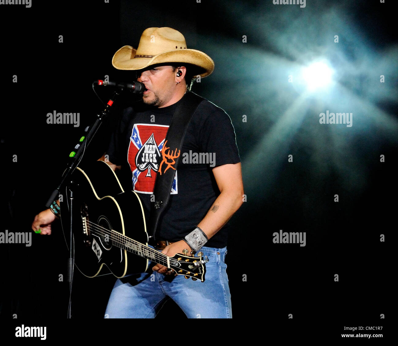 July 12, 2012 - Toronto, Canada - Country Singer Jason Aldean performs ...