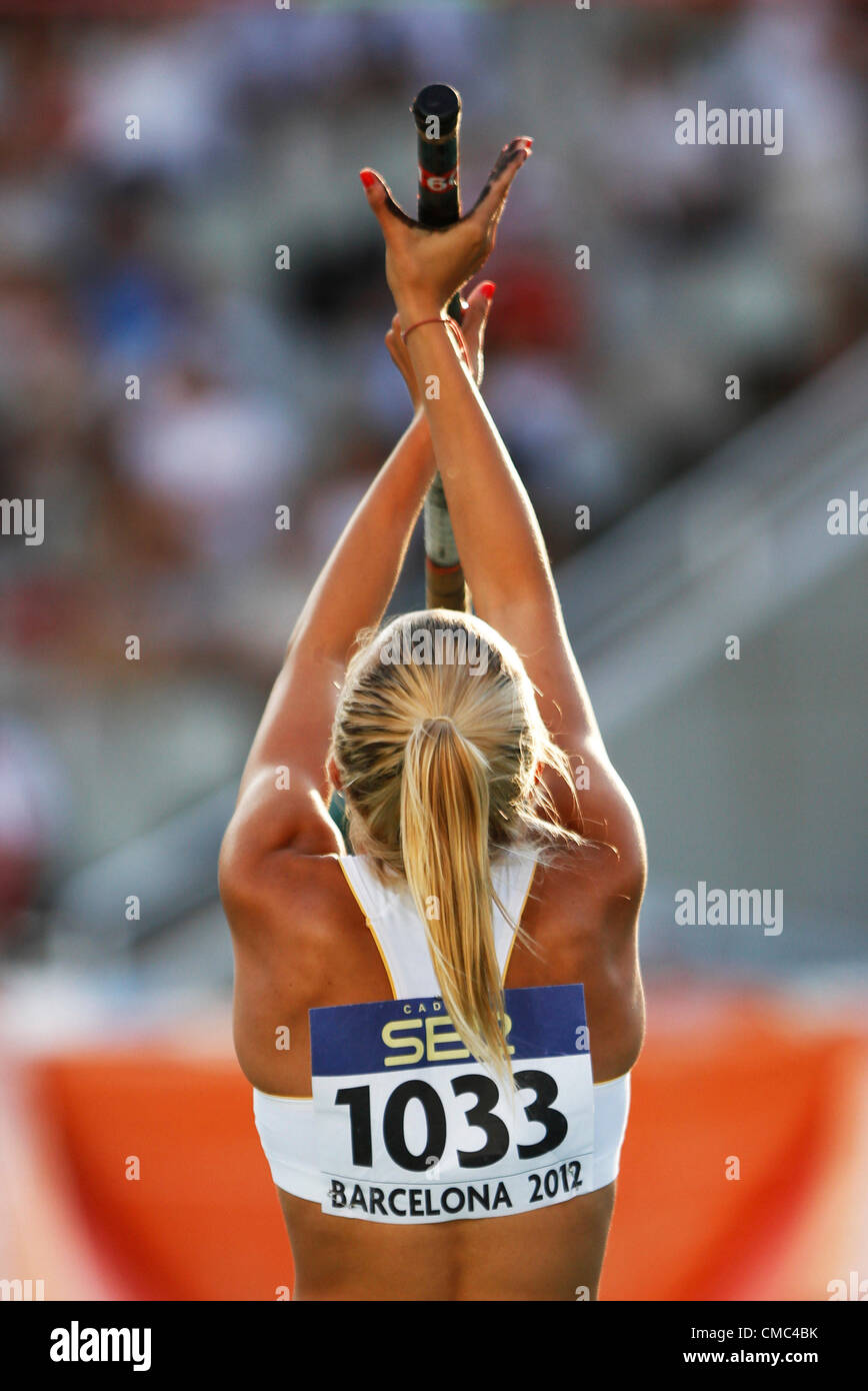 14.07.2012 Barcelona, Spain. Liz PARNOV of Australia in the women's ...