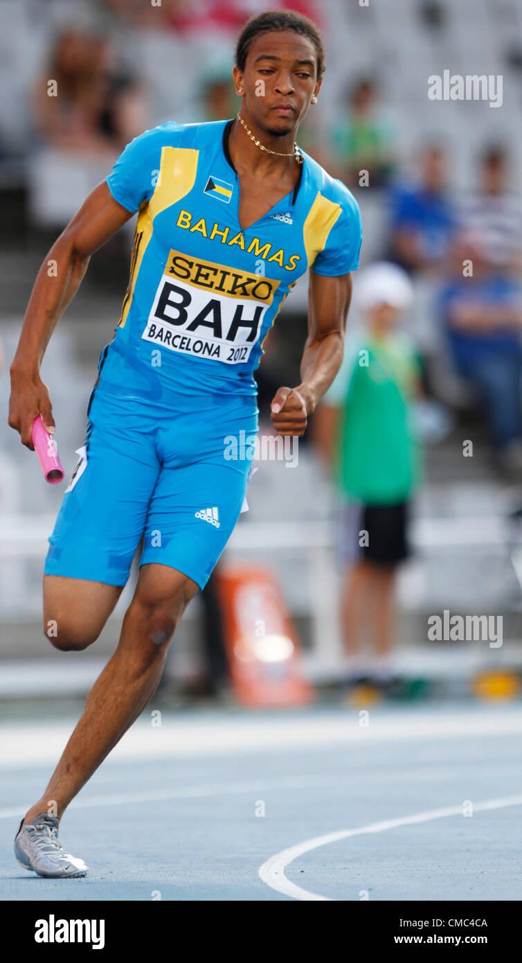 14.07.2012 Barcelona, Spain. Stephen NEWBOLD of Bahamas competes in the ...