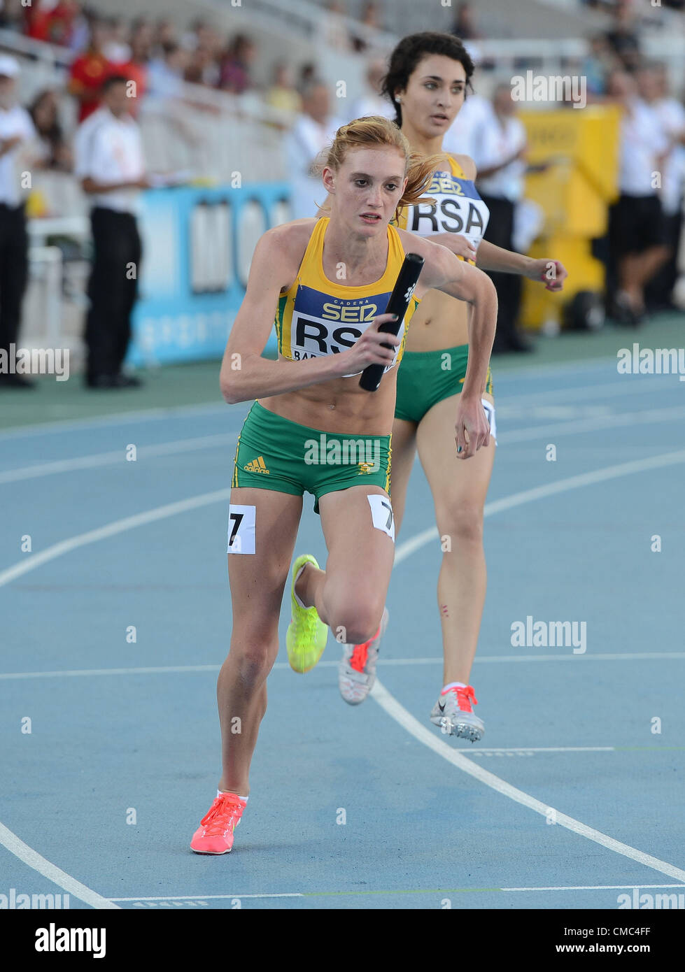 BARCELONA, Spain: Saturday 14 July 2012, Janet Seeliger of South Africa ...
