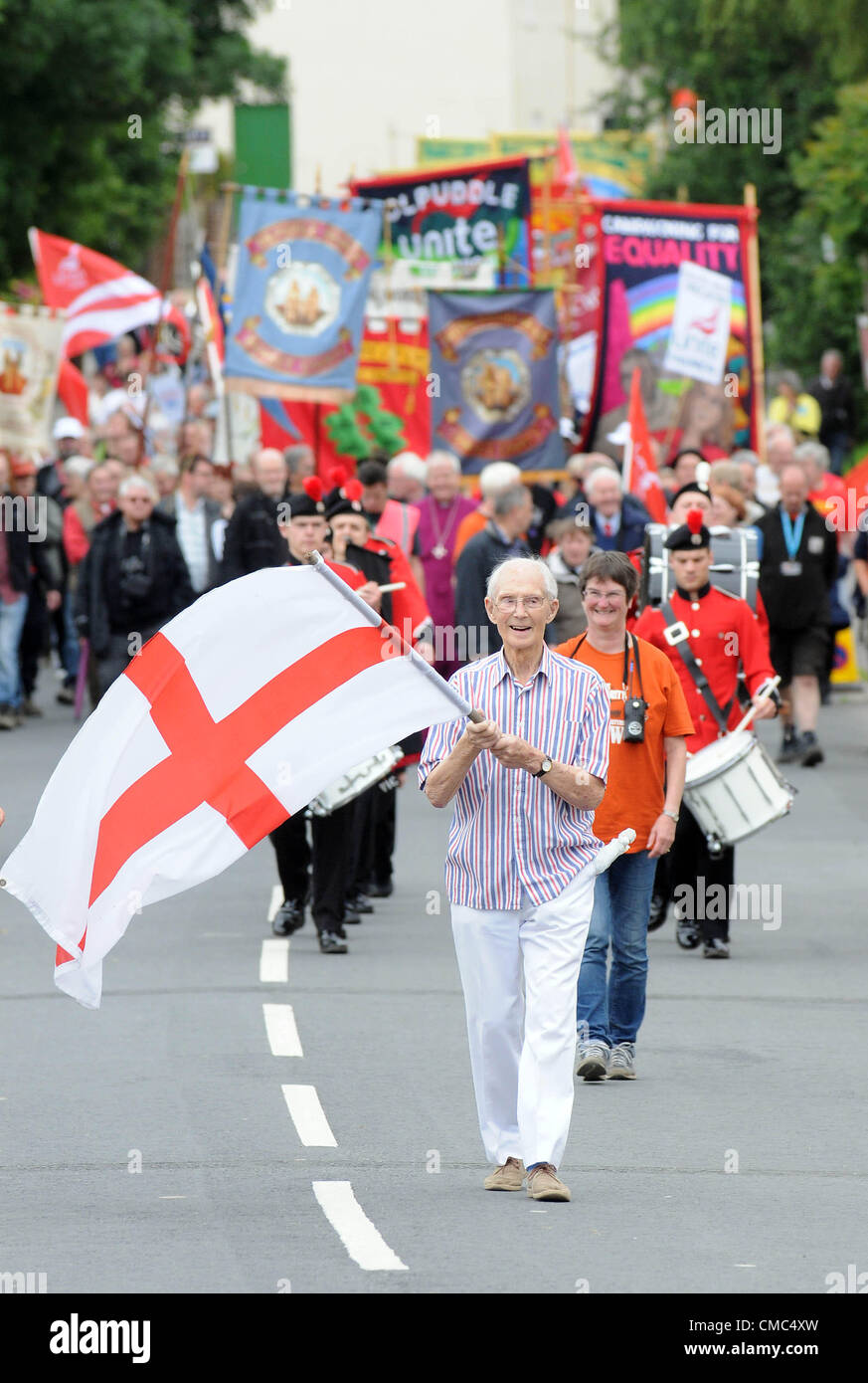 Tolpuddle Martyrs Rally, Dorset, Britain. 15/07/2012 PICTURE: DORSET ...