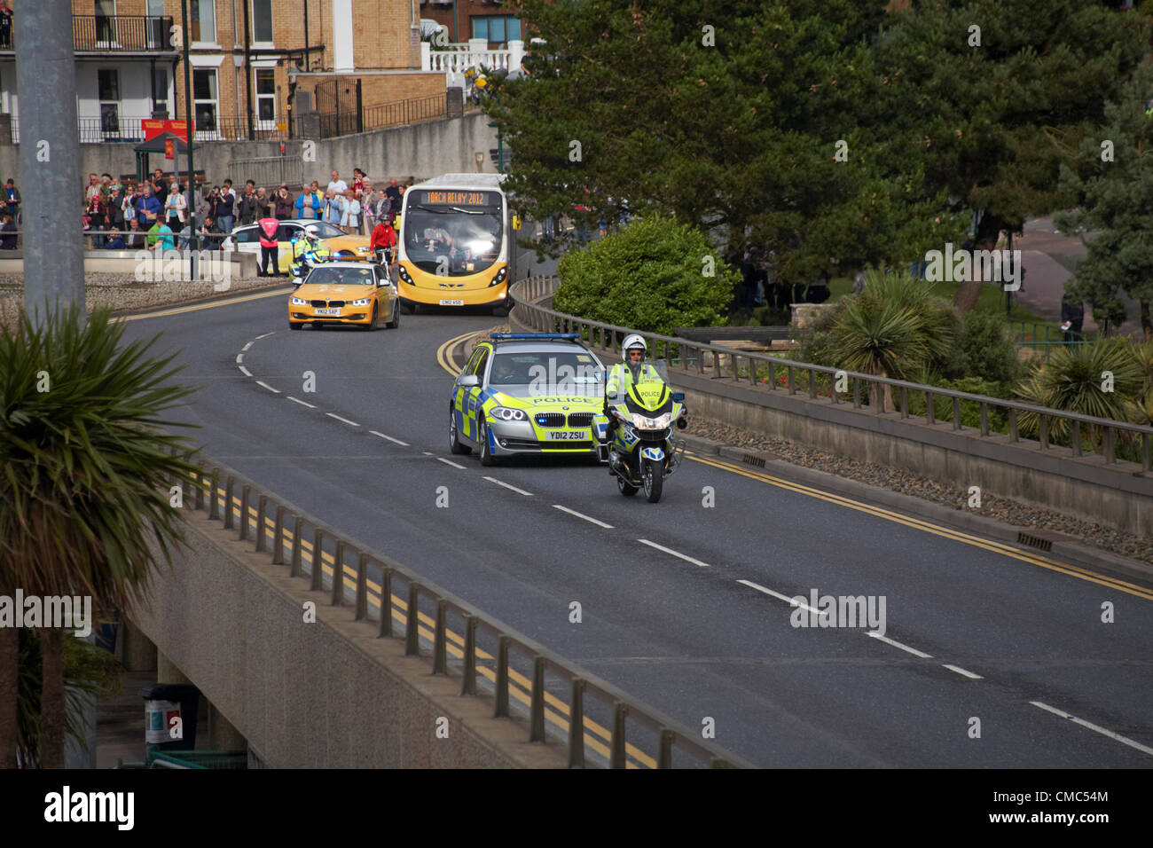 Olympic relay vehicles hi-res stock photography and images - Alamy