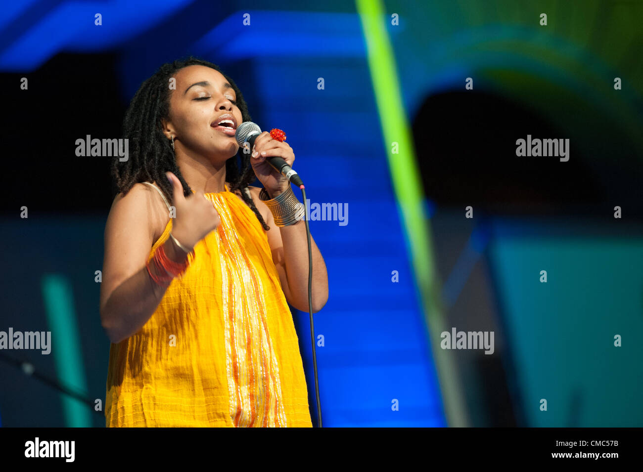 July 14, 2012 – Las Palmas, Canary Islands, Spain – Singer Munit Mesfin ...