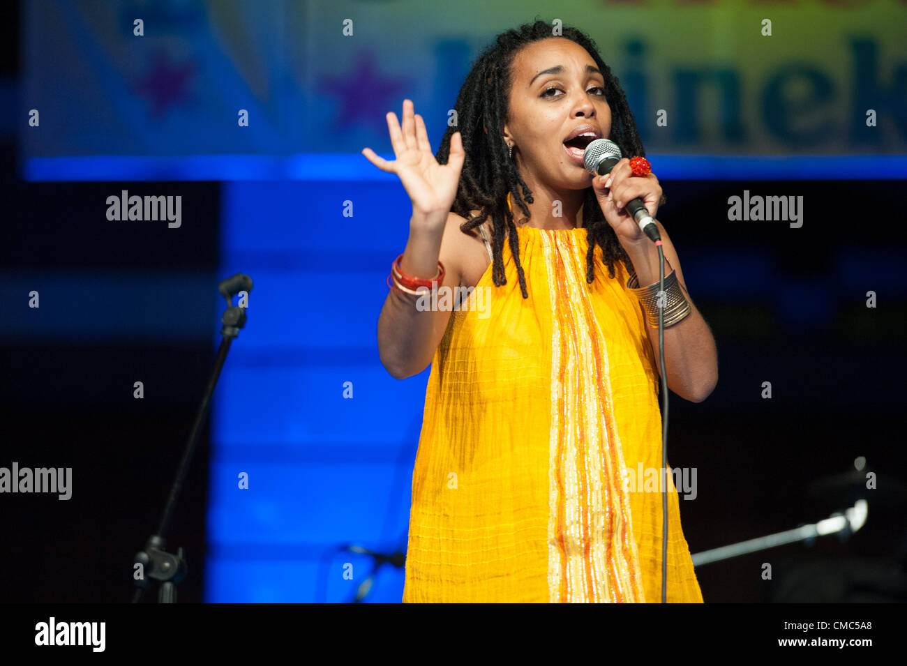 July 14, 2012 – Las Palmas, Canary Islands, Spain – Singer Munit Mesfin ...