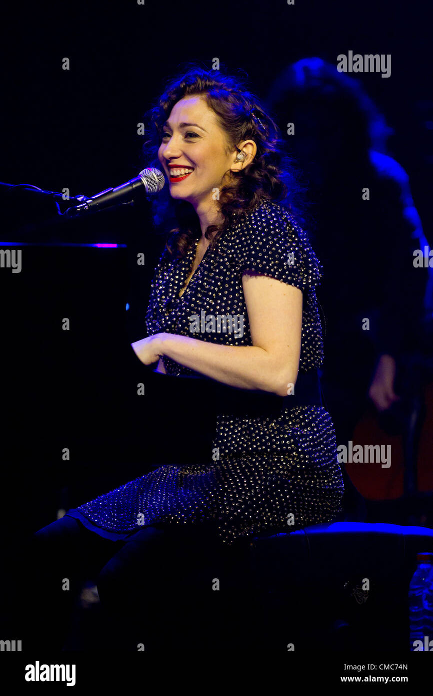 Moscow, Russia. 15.07.2012. Pictured: Regina Spektor in concert at ...