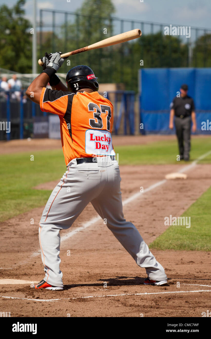 HAARLEM, THE NETHERLANDS, 15/07/2012. Outfielder Bryan Engelhardt of ...