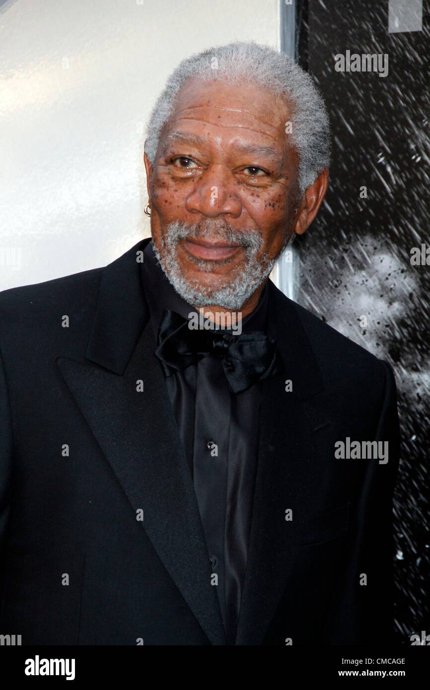 Morgan Freeman at arrivals for THE DARK KNIGHT RISES Premiere, AMC ...