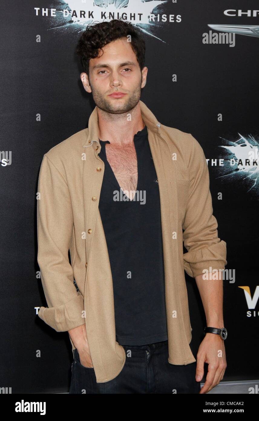 Penn Badgley at arrivals for THE DARK KNIGHT RISES Premiere, AMC Loews ...