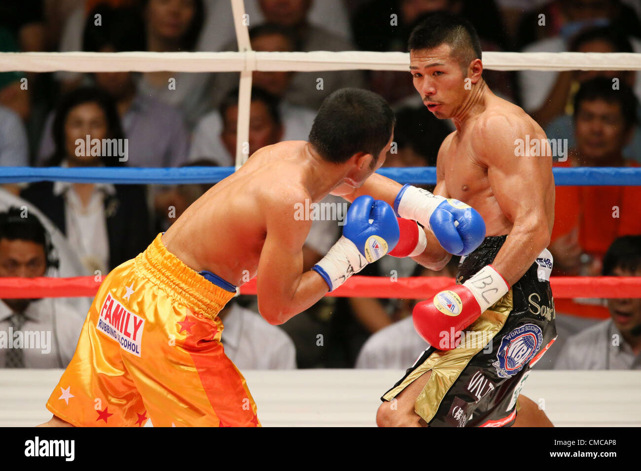 (L to R) Michael Farenas (PHI), Takashi Uchiyama (JPN), July 16, 2012 ...