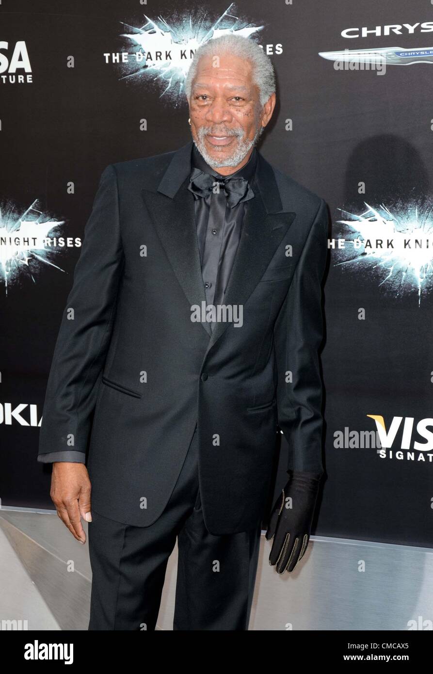 Morgan Freeman at arrivals for THE DARK KNIGHT RISES Premiere, AMC ...