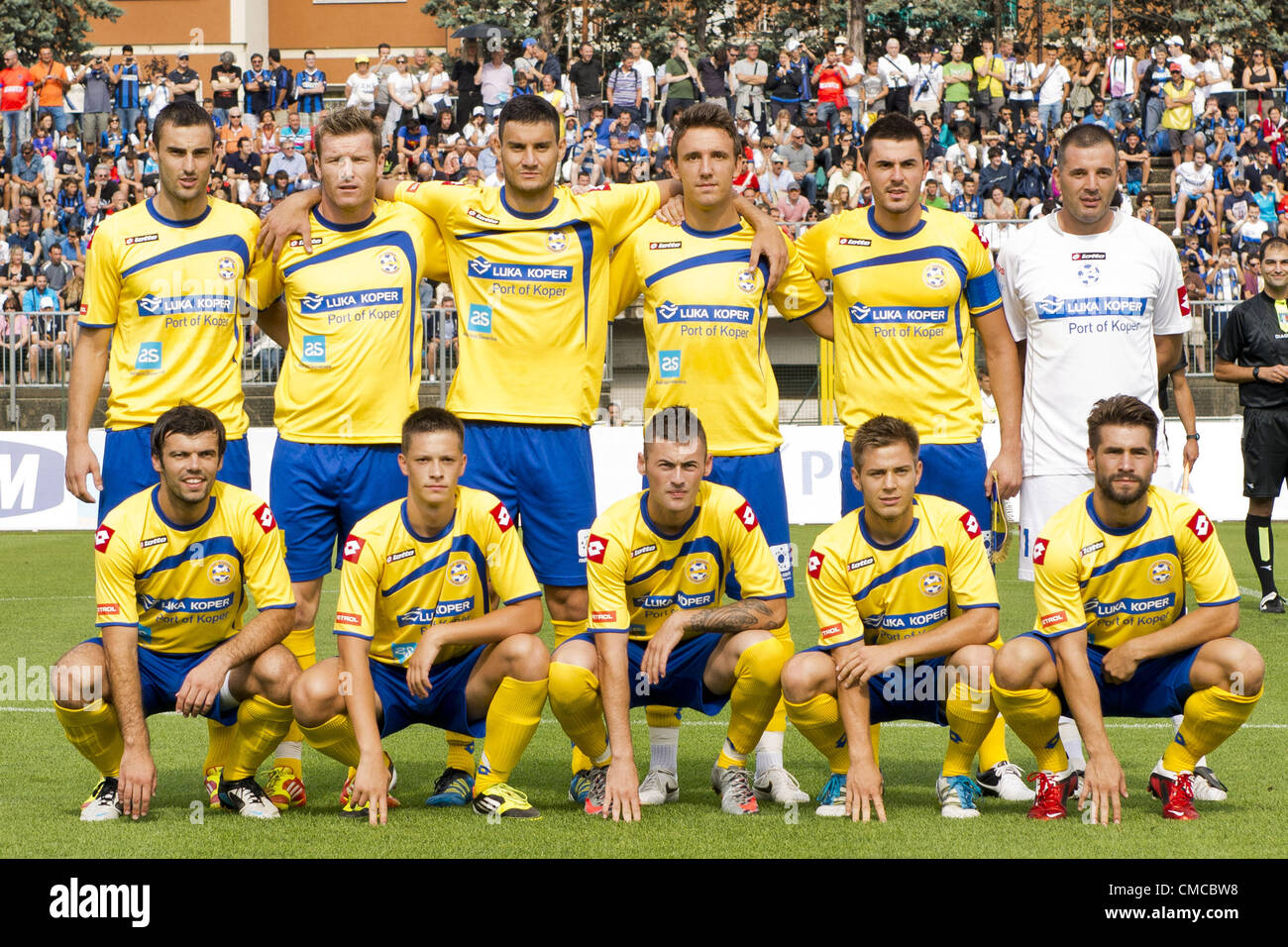 Koper team group line-up, JULY 15, 2012 - Football / Soccer : Pre ...