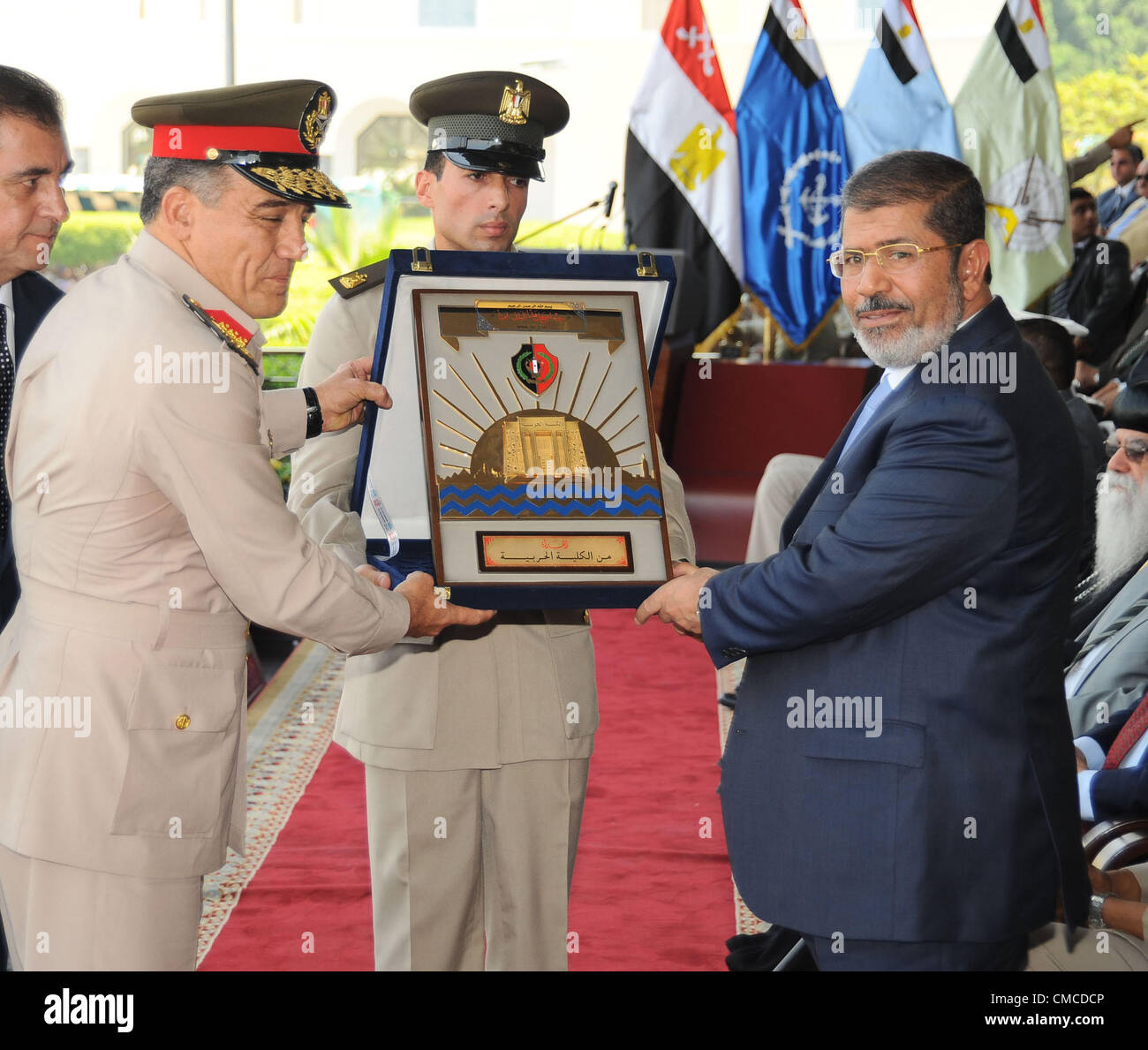 July 17, 2012 - Cairo, Cairo, Egypt - Egyptian President Mohamed Morsi ...