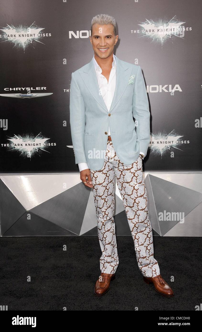 Jay Manuel at arrivals for THE DARK KNIGHT RISES Premiere, AMC Loews ...