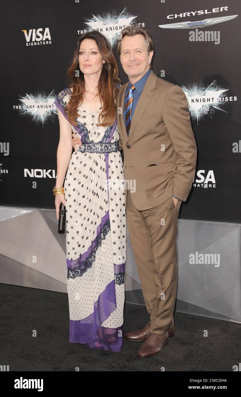 Alexandra Edenborough, Gary Oldman at arrivals for THE DARK KNIGHT ...