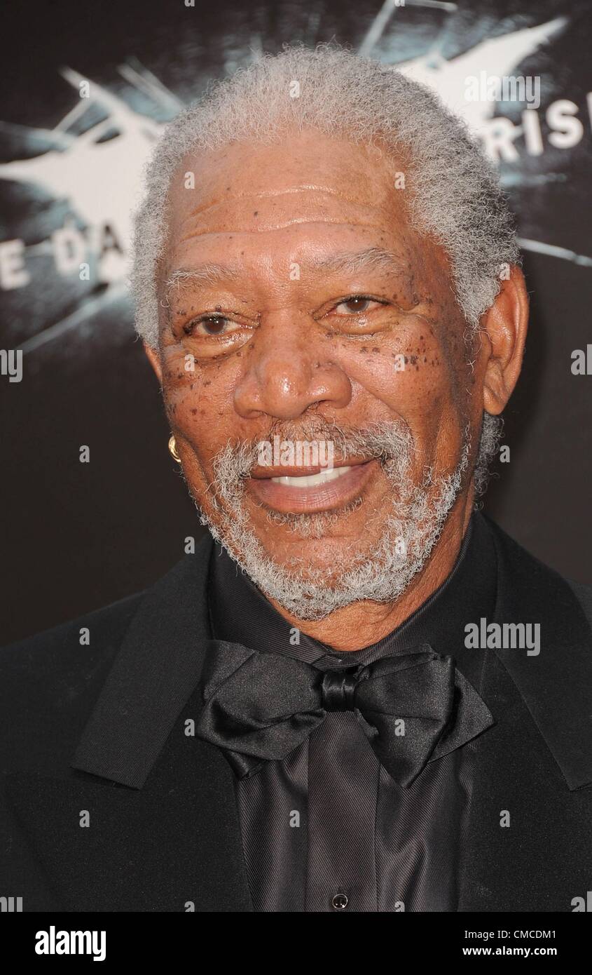 Morgan Freeman at arrivals for THE DARK KNIGHT RISES Premiere, AMC ...