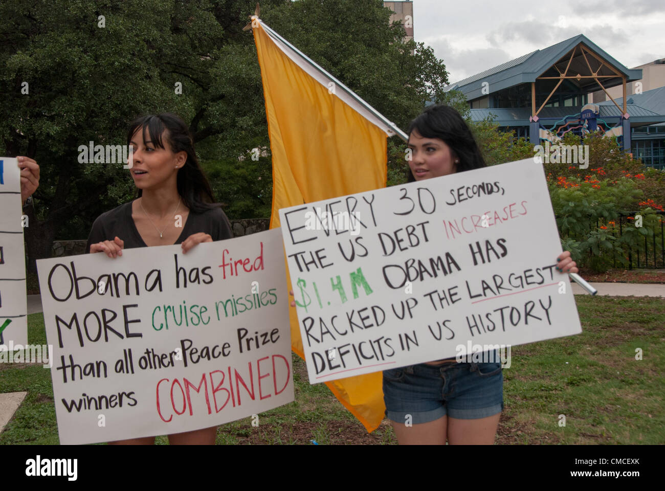 17 July 2012 San Antonio, Texas, USA - Women from "We Are Change ...