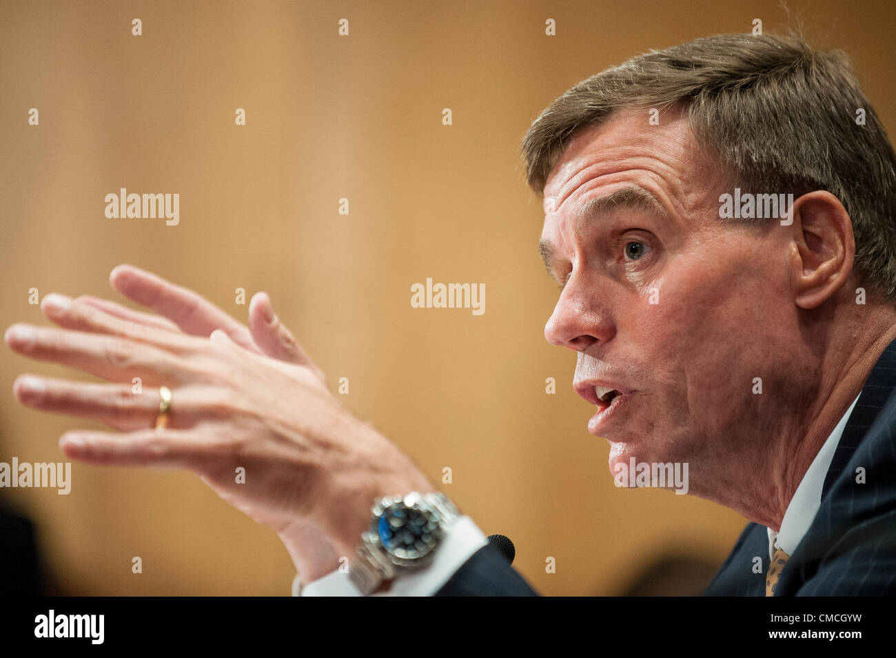 July 18, 2012 - U.S. - Senator MARK WARNER (D-VA) testifies before the ...