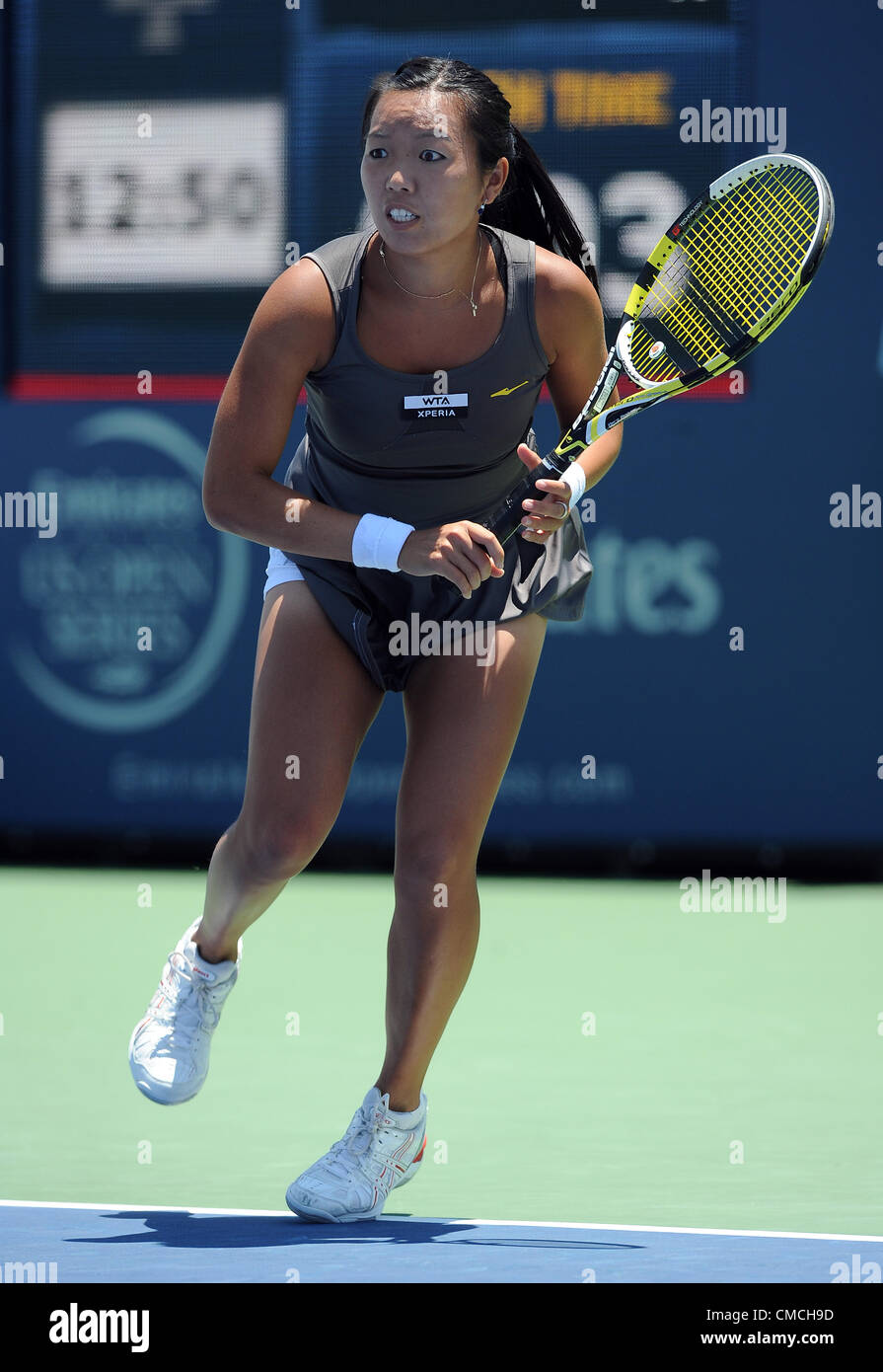 17 JULY, 2012: Vania King (USA) during a match against Kai-Chen Chang ...