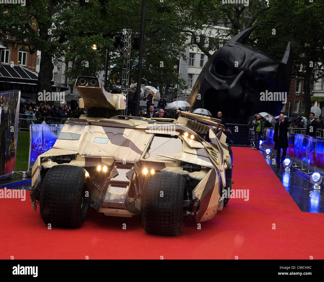 The Tumbler (Batmobile) at the European Premiere of The Dark Knight ...