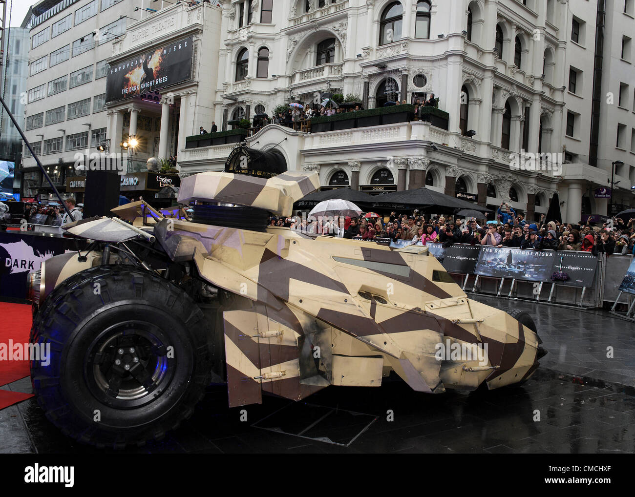 The Tumbler (Batmobile) at the European Premiere of The Dark Knight ...