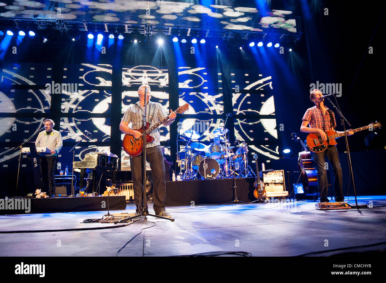 Jul. 12, 2012 - Raleigh, North Carolina; USA - (L-R) Keyboardist KEVIN ...