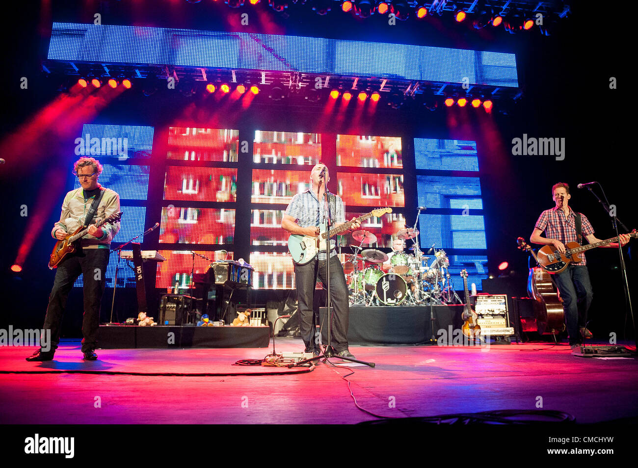 Jul. 12, 2012 - Raleigh, North Carolina; USA - (L-R) Keyboardist KEVIN ...