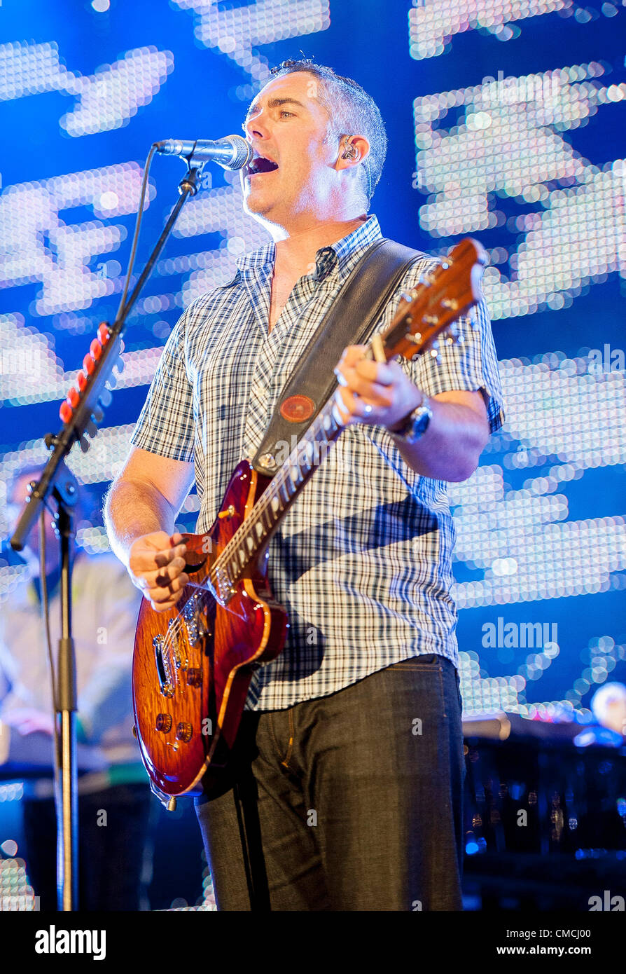 Jul. 12, 2012 - Raleigh, North Carolina; USA - Singer / Guitarist ED ...