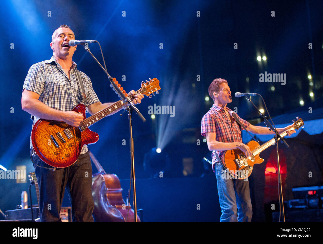 Jul. 12, 2012 - Raleigh, North Carolina; USA - Singer / Guitarist ED ...
