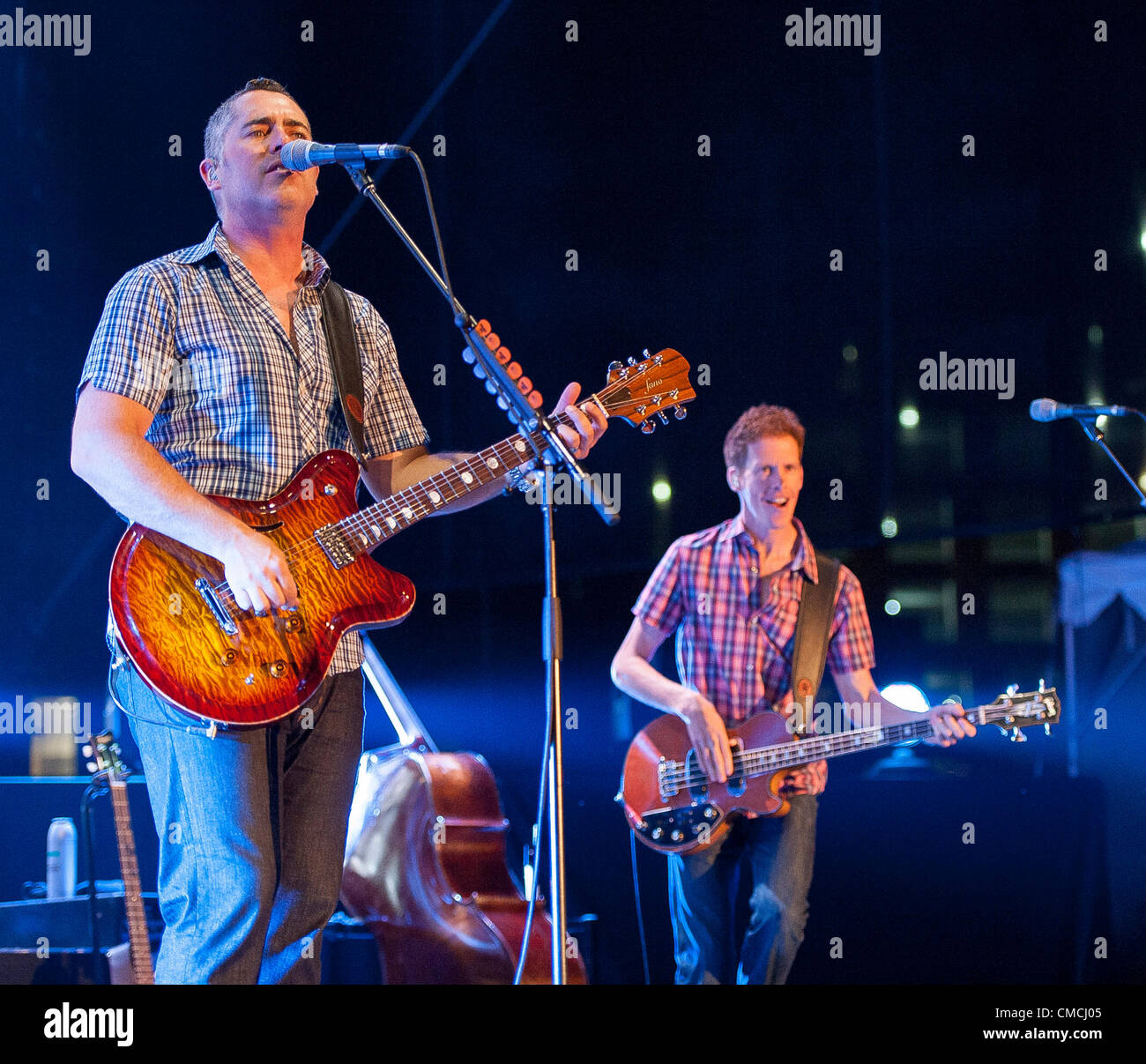 Jul. 12, 2012 - Raleigh, North Carolina; USA - Singer / Guitarist ED ...