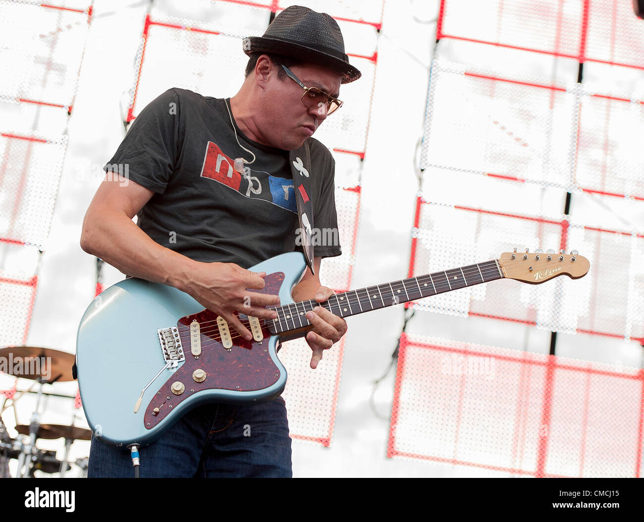 Jul. 12, 2012 - Raleigh, North Carolina; USA - Singer / Guitarist TODD ...