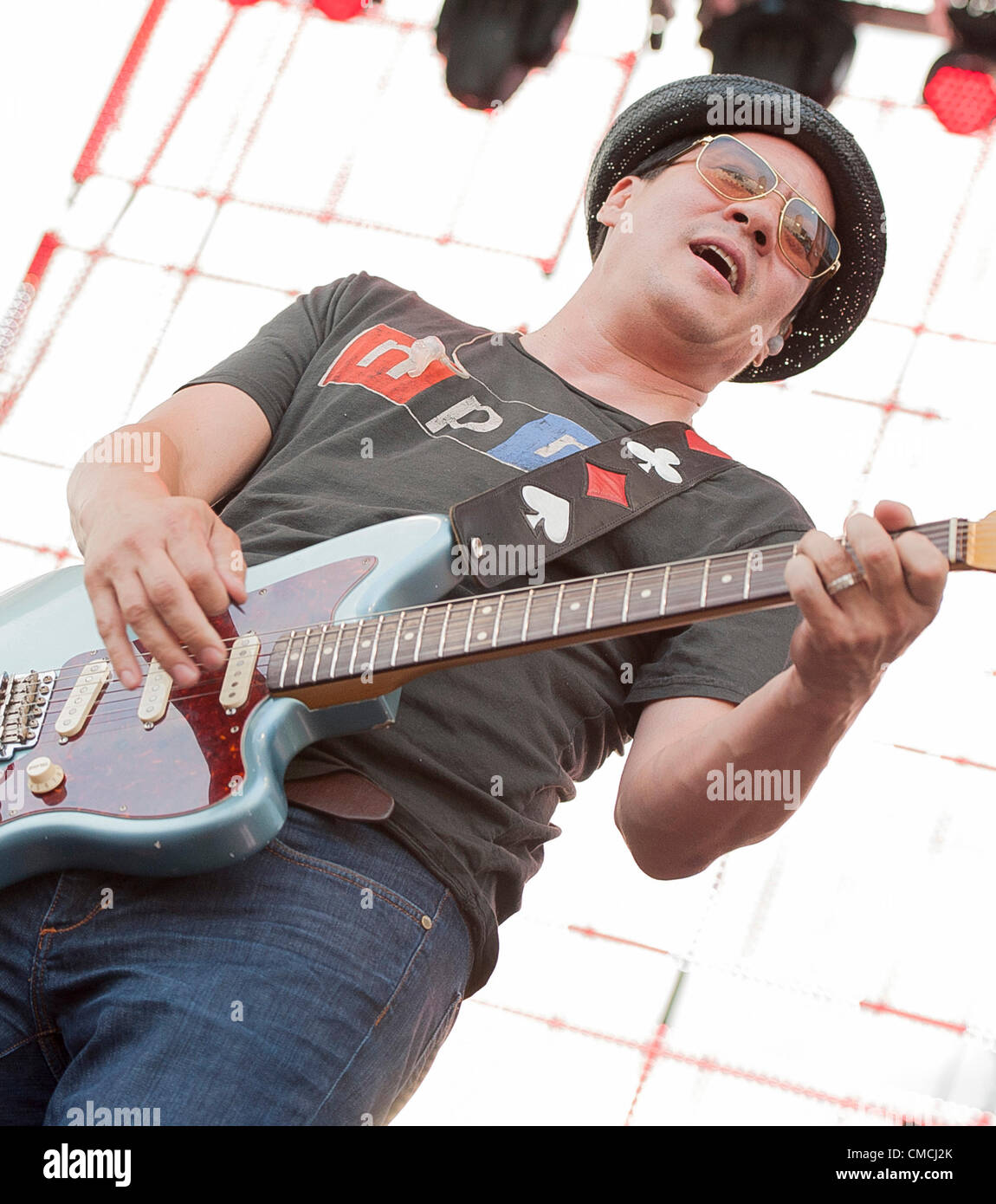 Jul. 12, 2012 - Raleigh, North Carolina; USA - Singer / Guitarist TODD ...