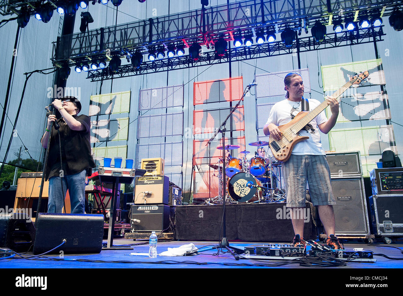 Jul. 12, 2012 - Raleigh, North Carolina; USA - Singer JOHN POPPER and ...